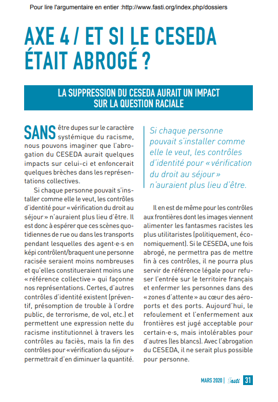 FASTI – Et si le CESEDA était abrogé ? – ASTI 71